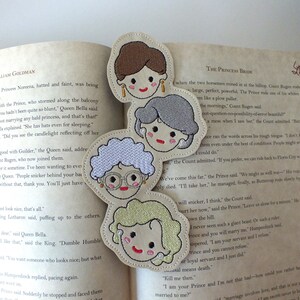 Golden Girls Bookmark - Embroidered Bookmark - Etsy