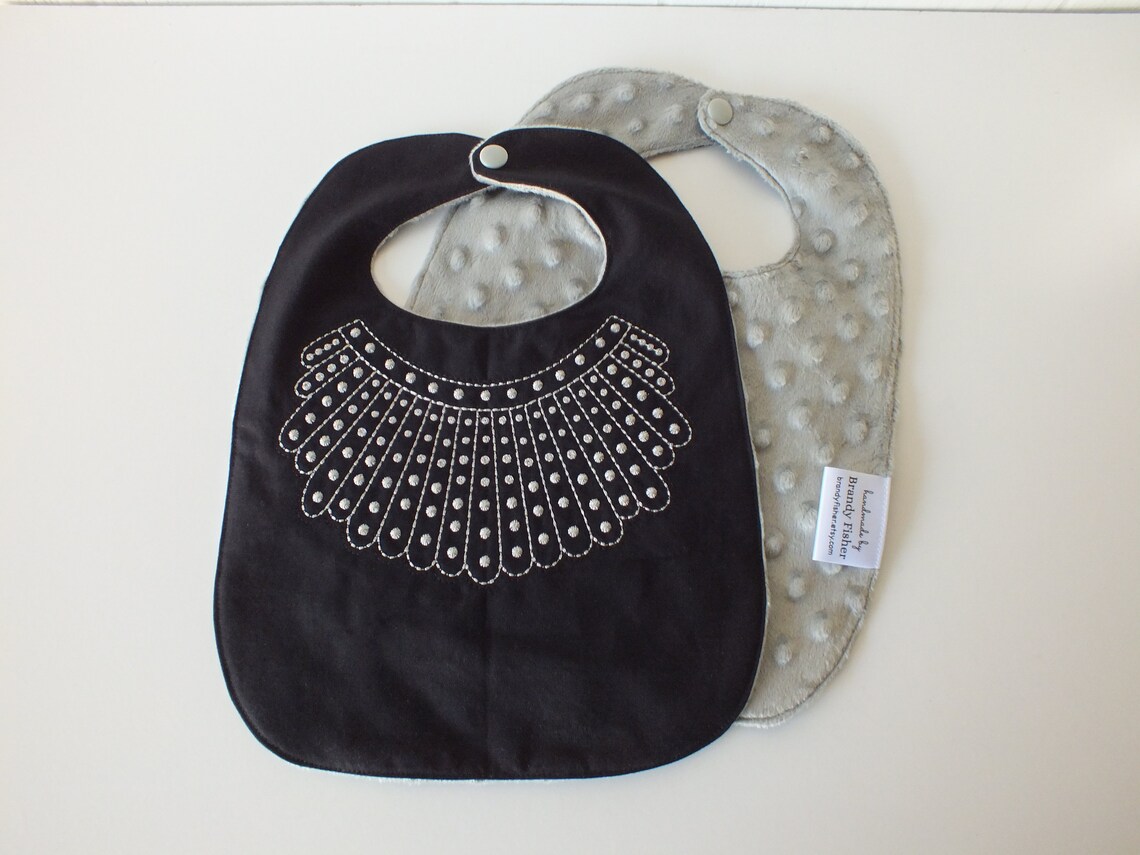 RBG Dissent Collar Baby Bib | Etsy