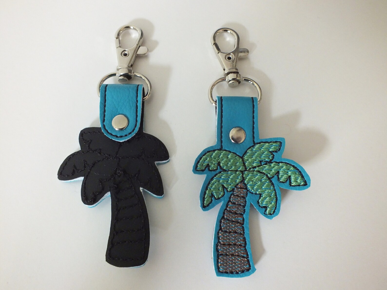 Palm Tree Keychain Palm Tree Key Fob | Etsy