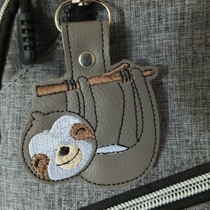 Sloth Keychain Sloth Key Chain - Etsy