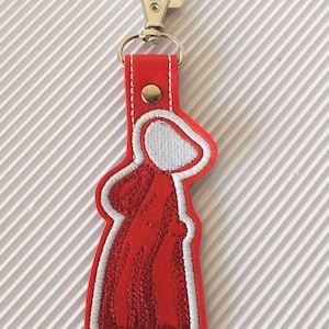 Handmaid's Tale Keychain Embroidered Key Fob - Etsy