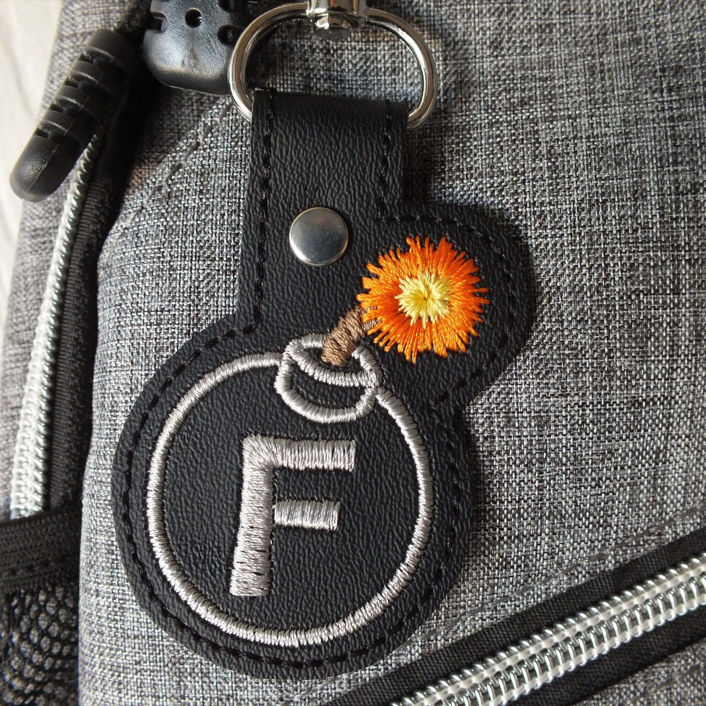 F Bomb Keychain F Bomb Key Fob - Etsy Israel