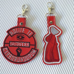 Handmaid's Tale Keychain Embroidered Key Fob - Etsy