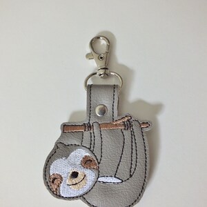 Sloth Keychain Sloth Key Chain - Etsy