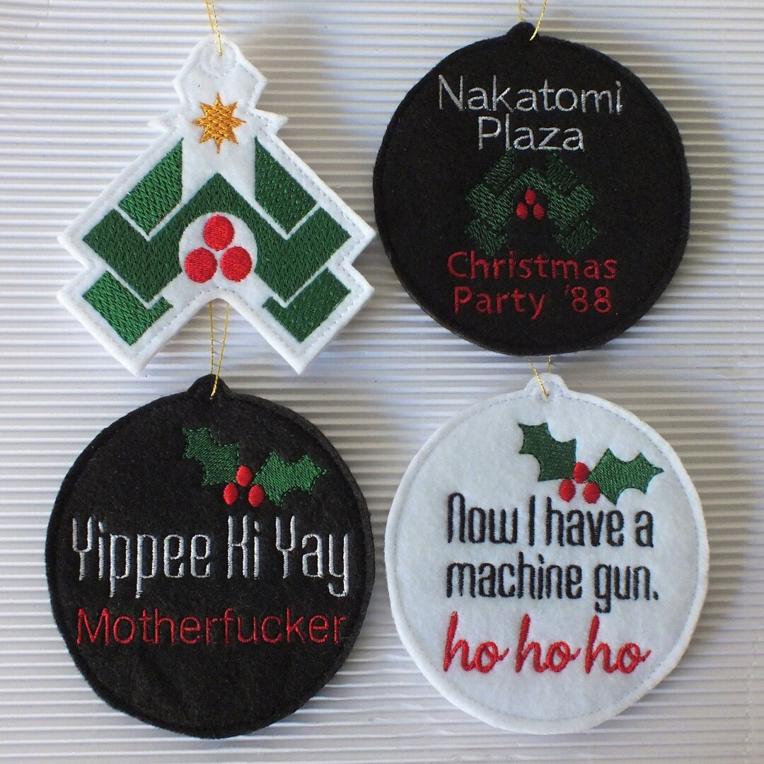 Die Hard Ornaments - Nakatomi Plaza - Etsy