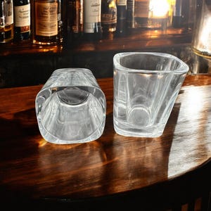 Personalized Square Shot Glass 2.2oz | Custom Engraved 1–4 Sides ...