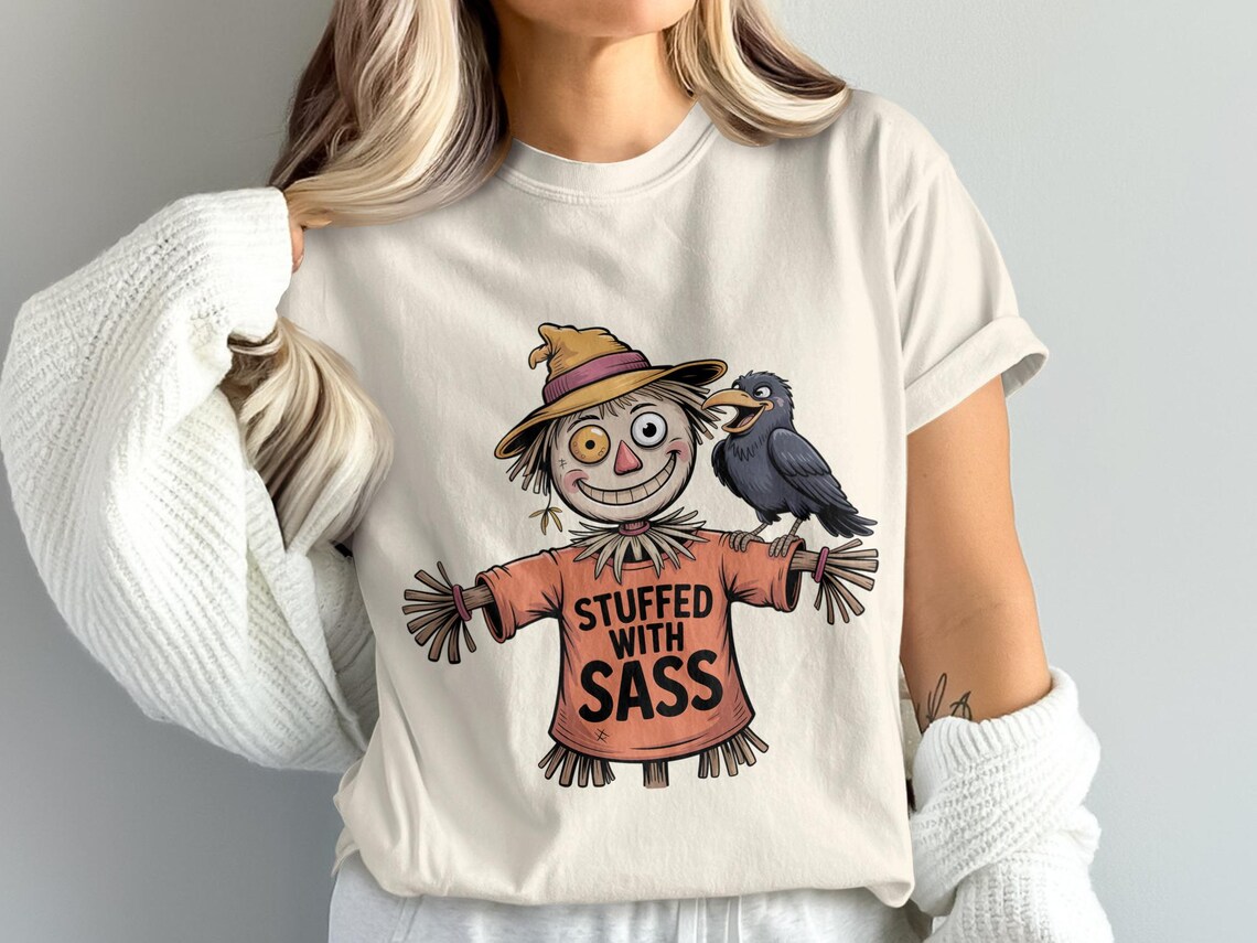 Stuffed With Sass Scarecrow PNG, Funny Scarecrow Digital Download ...