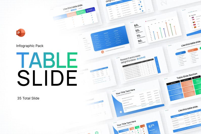 Editable | 35 Pages Powerpoint Template for Diagram Presentation ...