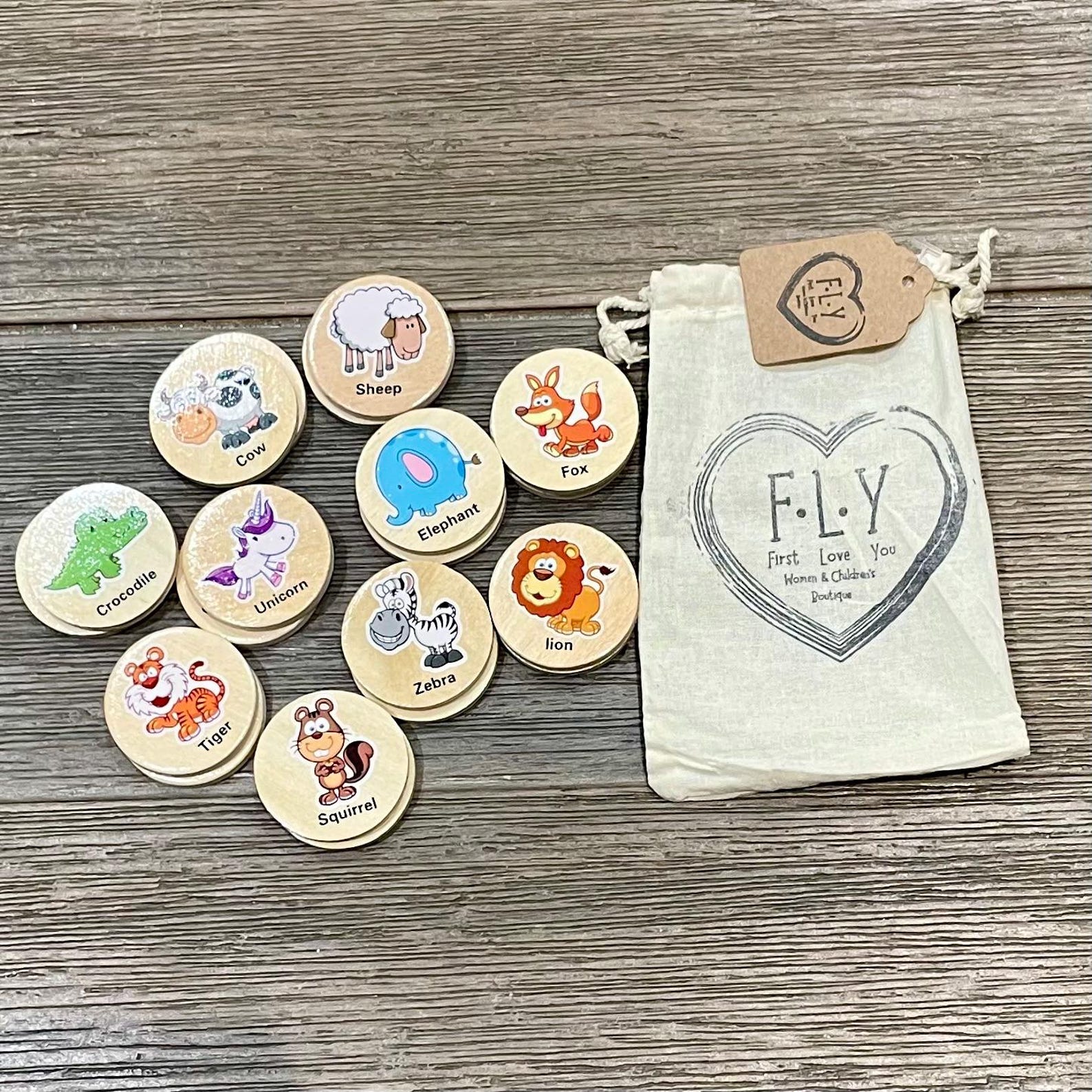 Montessori Wooden Matching Game - Etsy