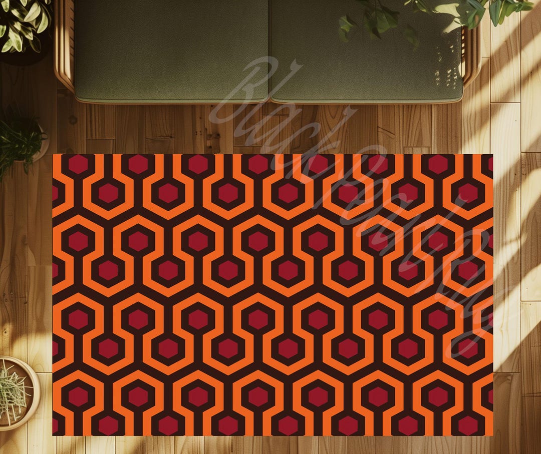 The Shining Rug, the Shining Carpet, Shining Rug, Honey Comb Rug ...