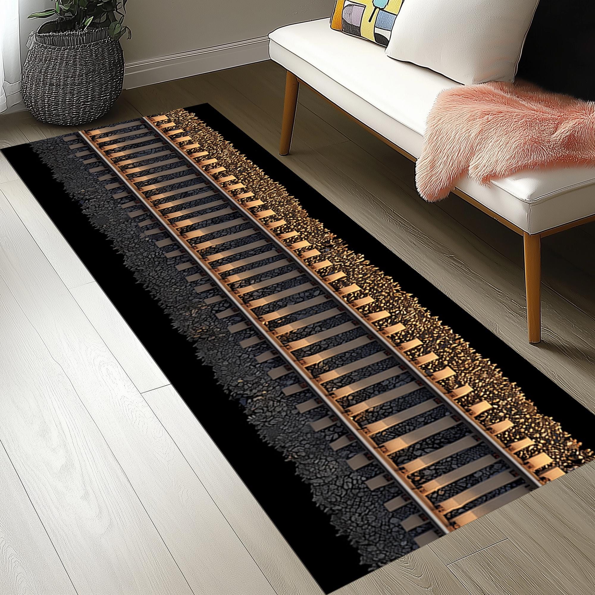 Train Rug, Train Road Runner Rug, Boys Room Rug, Kids Room Rug,train ...