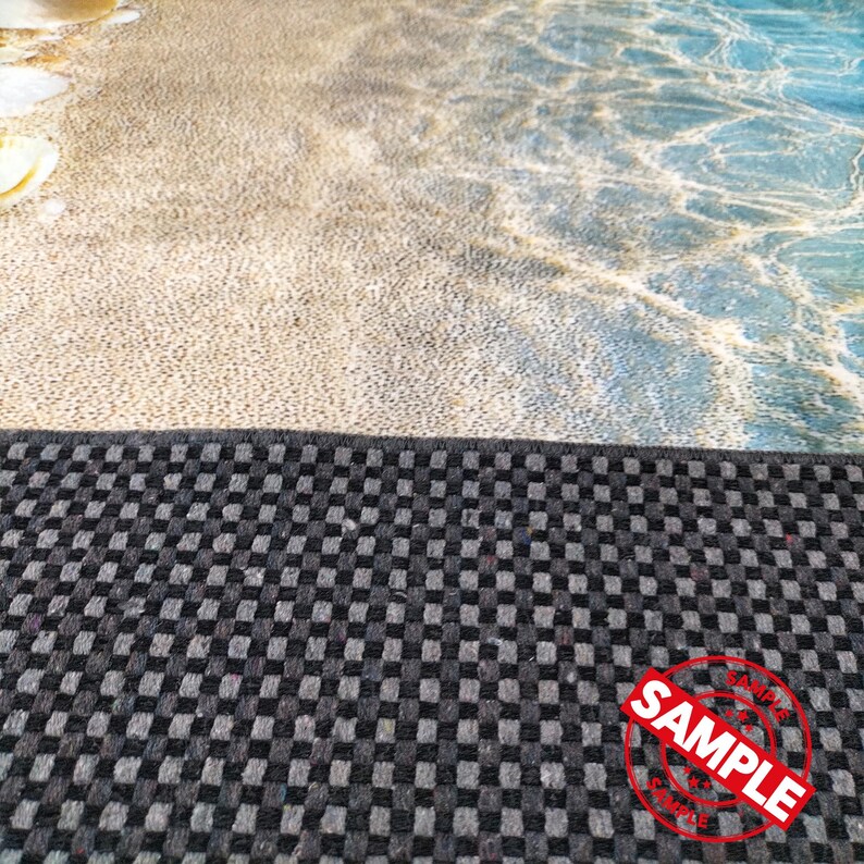 Sea Rug, Sand Rug, Sea Shells Rug, Shells Rug, Sea Decor Rug, Beach Rug ...