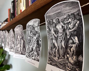 Stations of the Cross Printable Catholic Banner Jesus Christ Lent ...