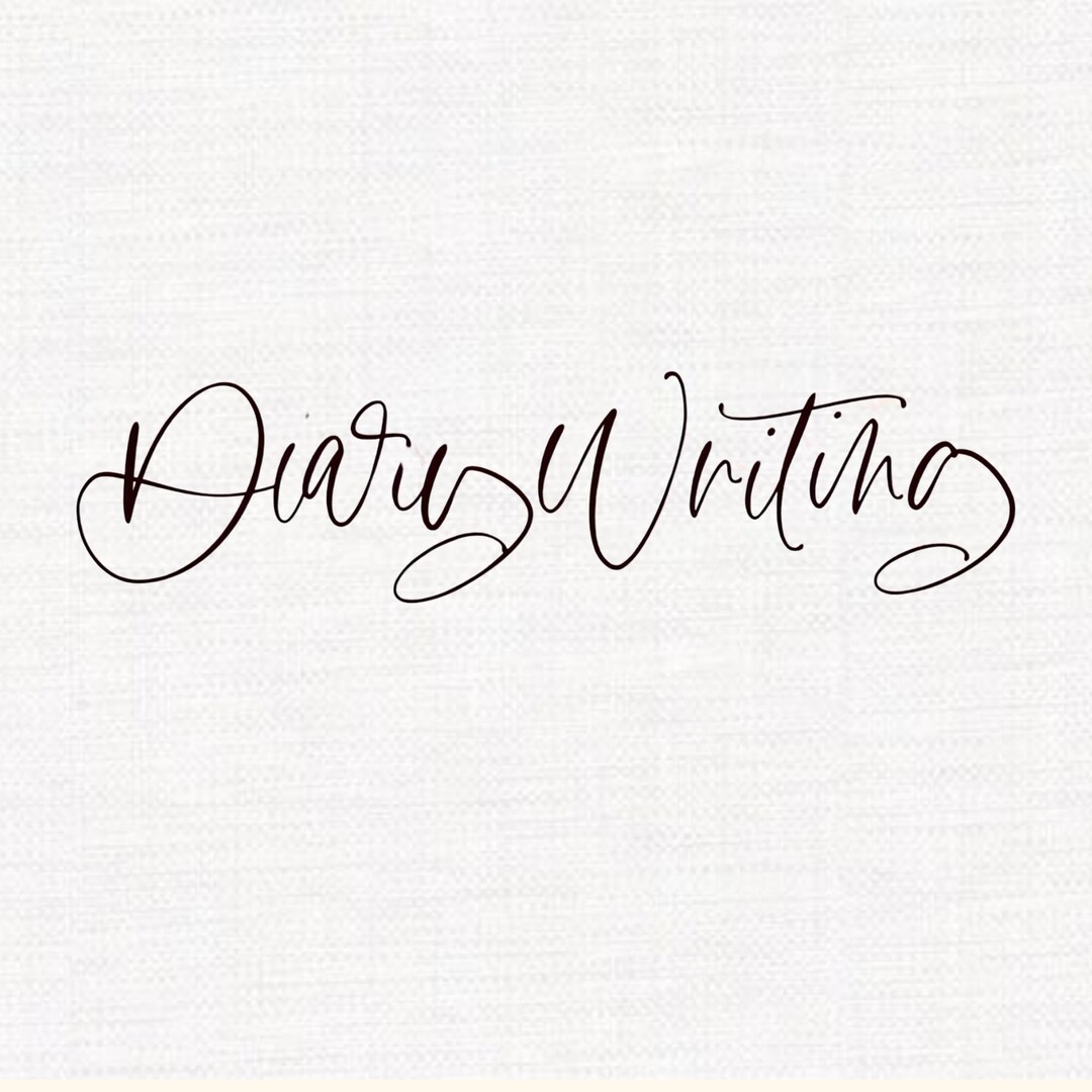 Diary Writing Font, Procreate Fonts, Digital Planner, Teacher Fonts ...