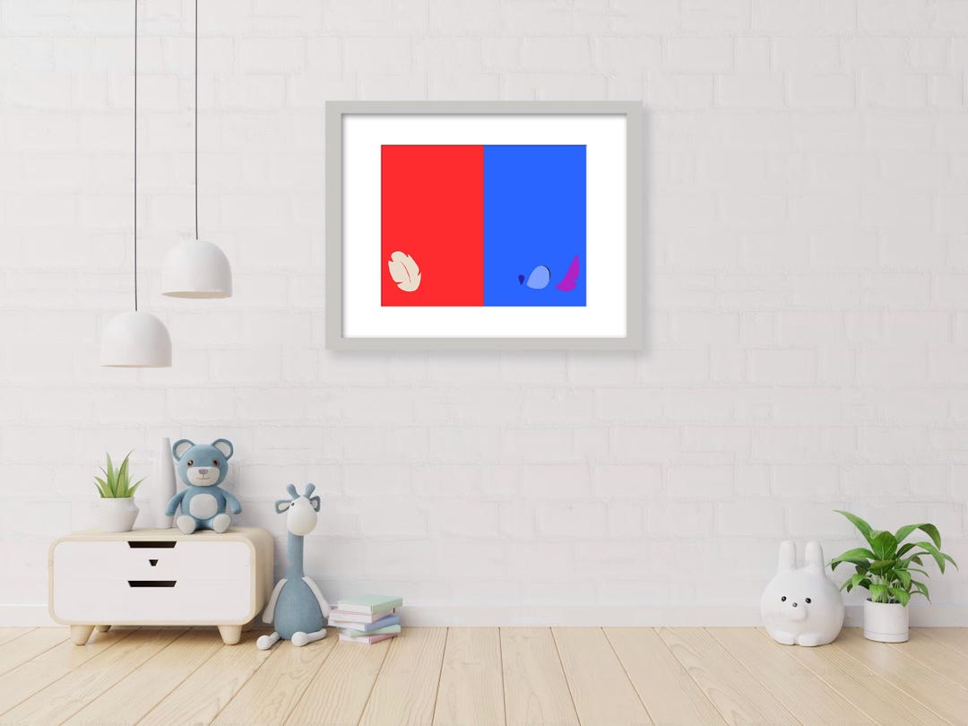 Lilo & Stitch Minimalist Art Disney Wall Art Pixar Disney Wall Print ...