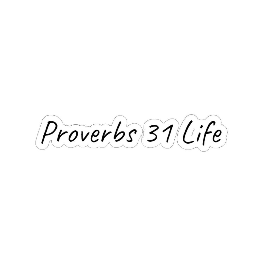 Proverbs 31 Life Inspirational Kiss-cut Stickers - Etsy