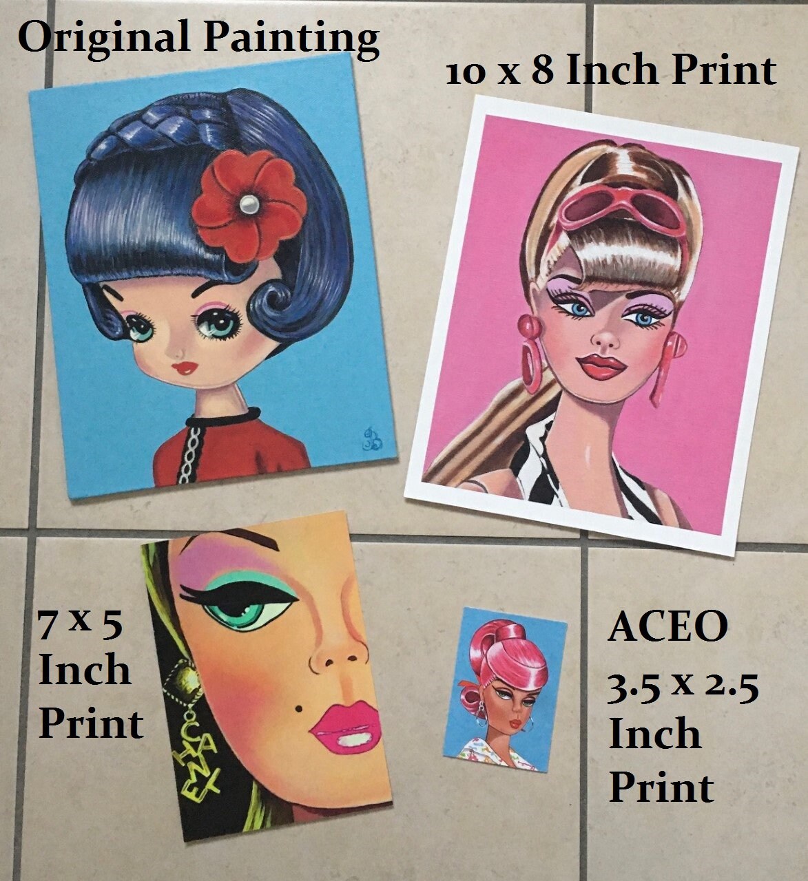 Barbie Art Original Oil Painting of Dark Hair Silkstone Barbie - Etsy UK