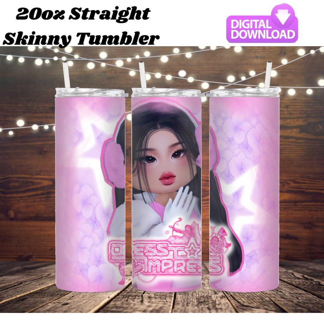 Dress to Impress Tumbler Seamless Sublimation Design Download 20oz ...