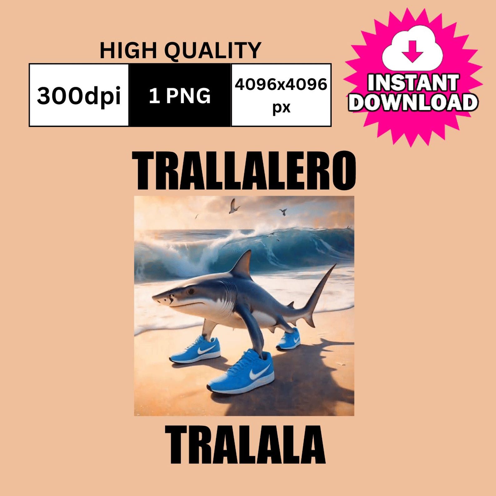 Trallalero Tralala Meme PNG | Italian Brainrot, Sublimation Designs ...