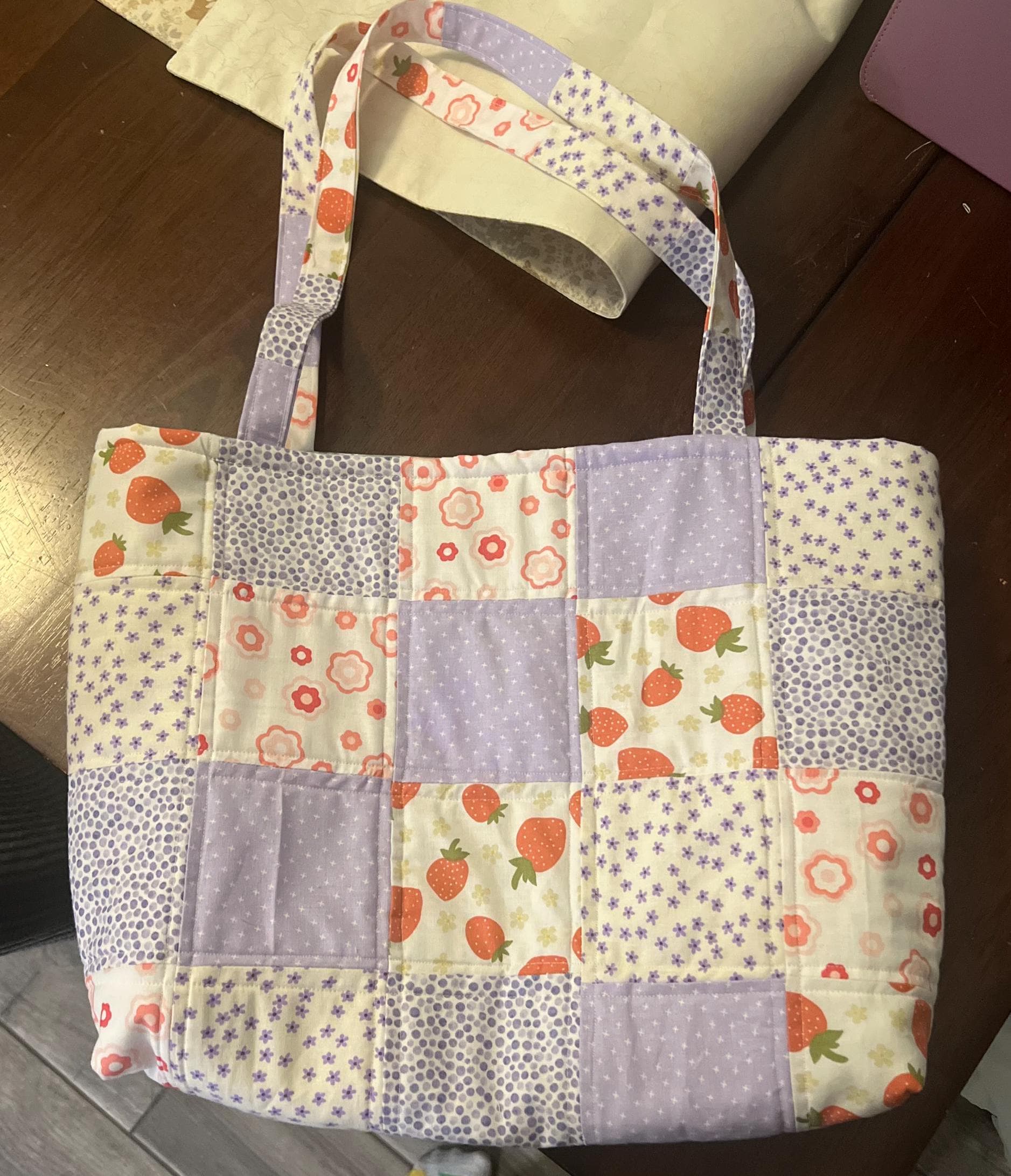 Custom Handmade Patchwork Tote Bag - Etsy