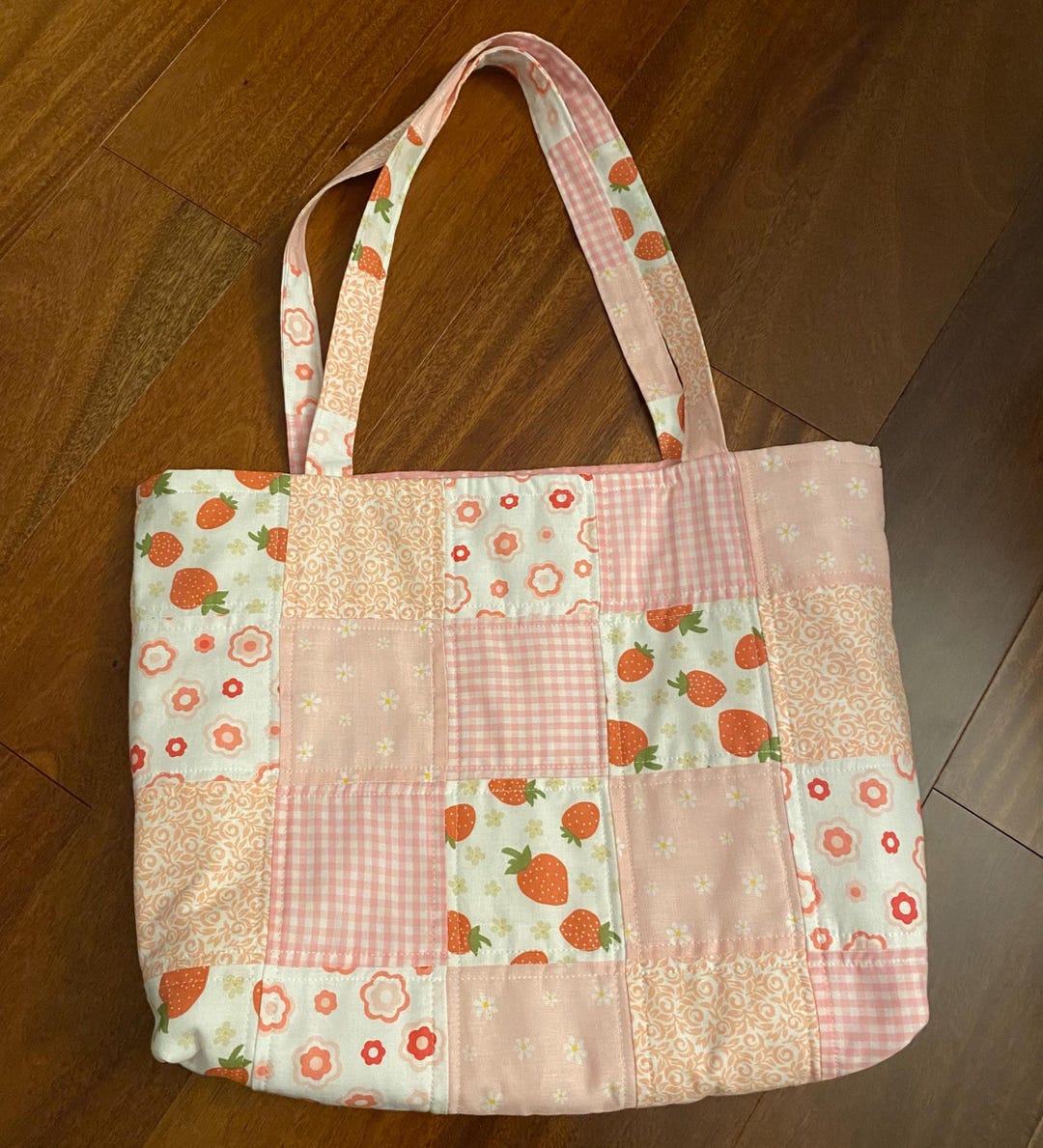 Custom Handmade Patchwork Tote Bag - Etsy