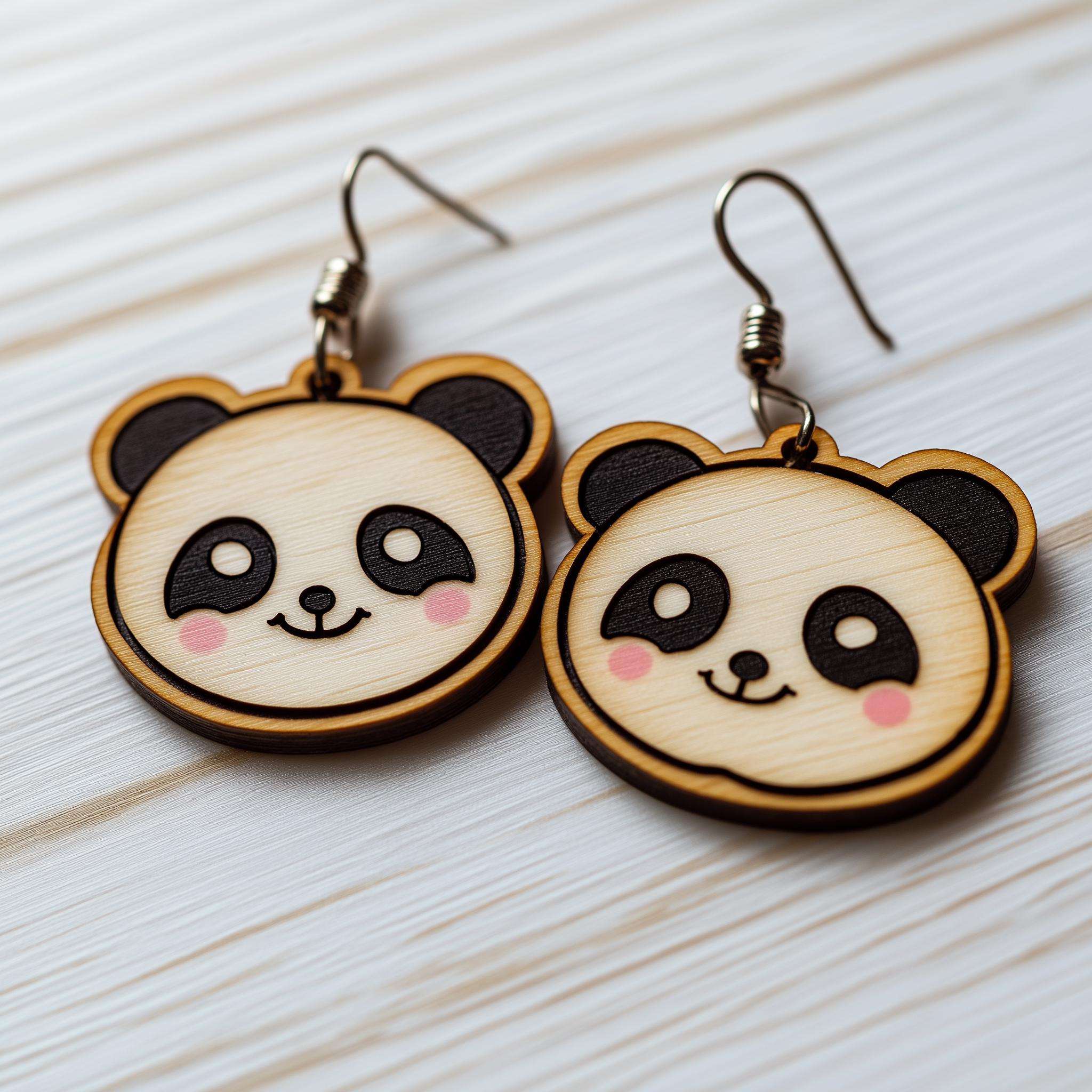 Cutecore Kawaii Animal Earring Design Bundle – Instant Download (AI ...