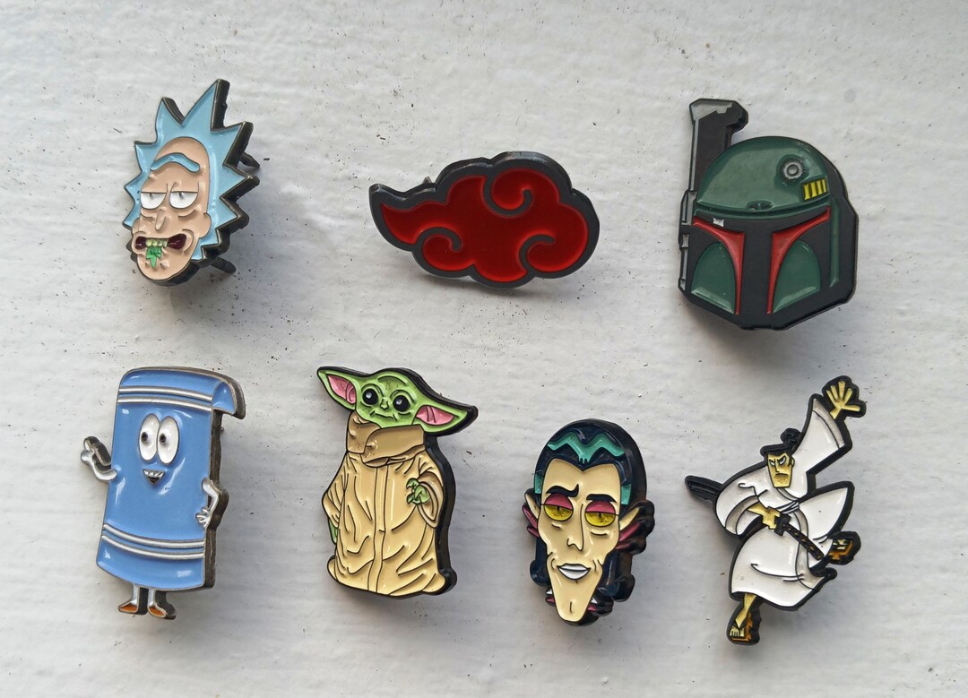 Anime & Cartoon Mini Pins - Etsy