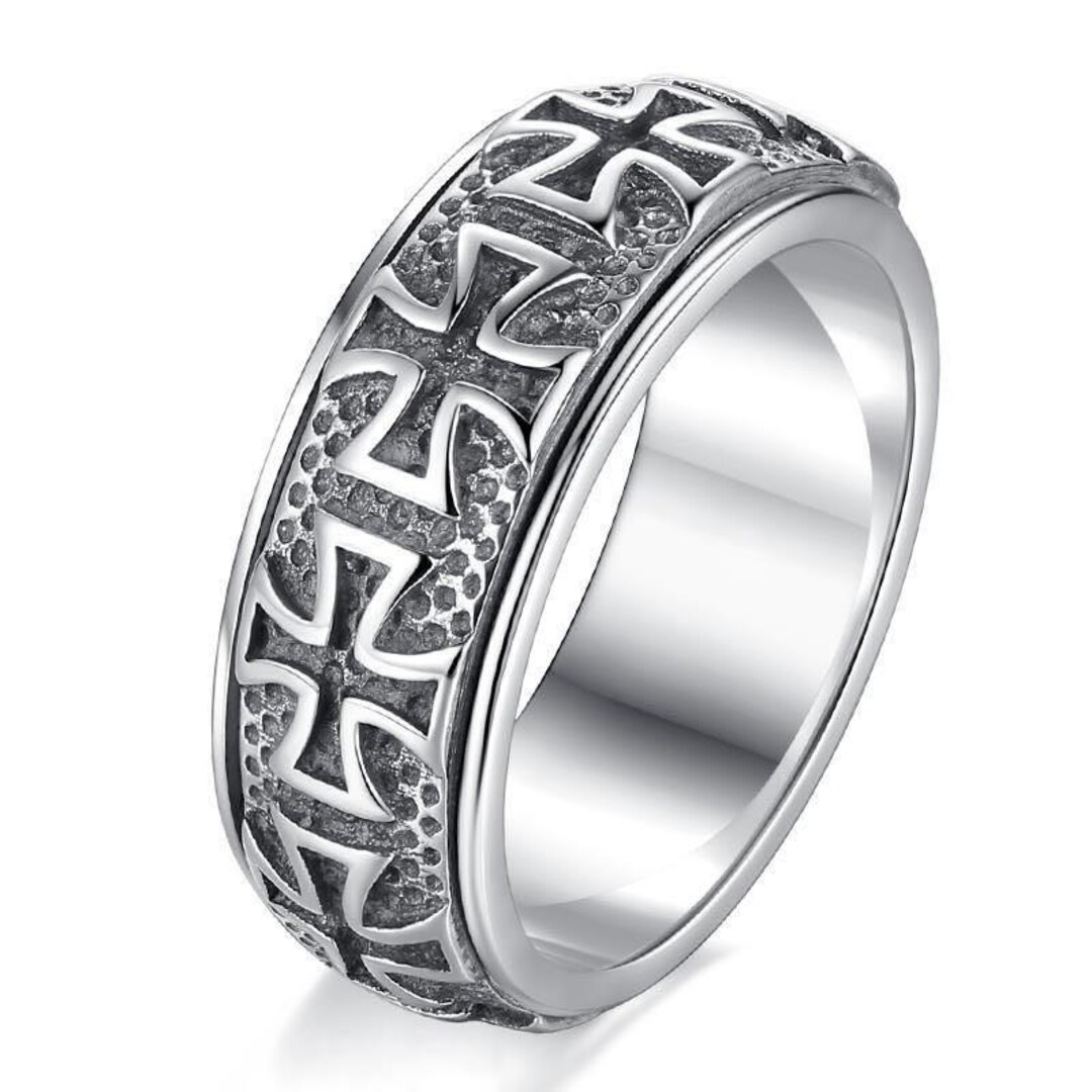 Minimalist Spinner Fidget Ring for Men,meditation Gift for Him,index ...