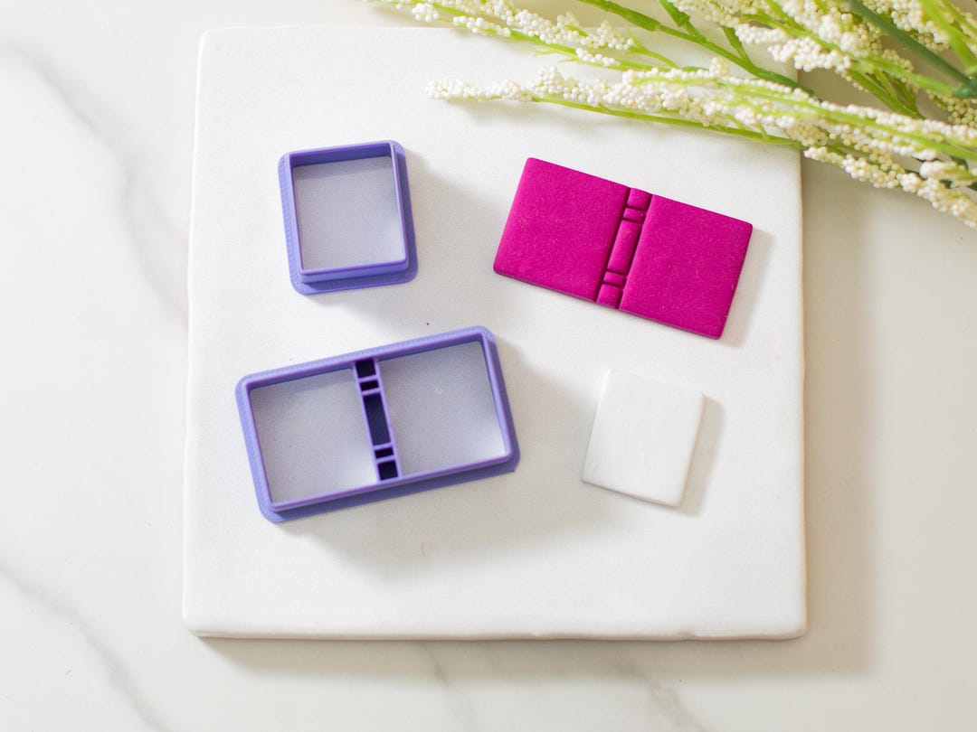 Book Polymer Clay Cutter | Book Clay Cutter | Clay Cutters | Hobby Clay ...