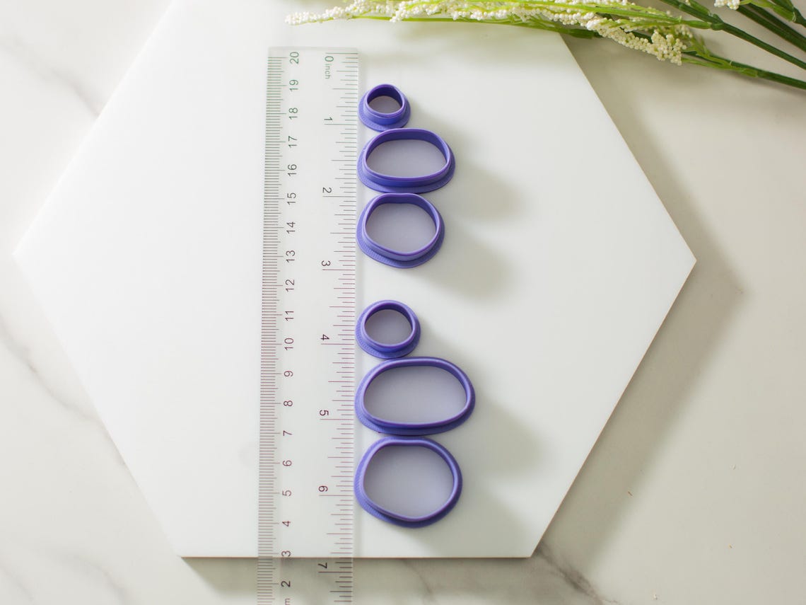 Organic Shape Polymer Clay Cutters | Boho Clay Cutter | Multiple Sizes ...