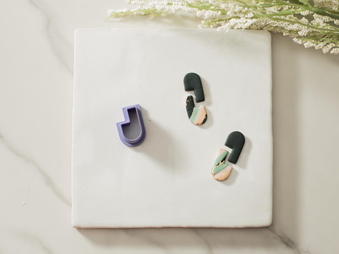 Link Polymer Clay Cutters | Multiple Sizes | Abstract Shape Clay Cutter ...