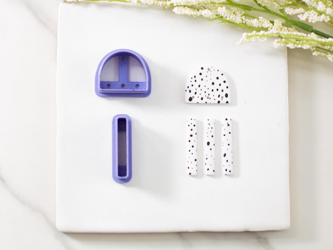 Arch and Bar Polymer Clay Cutter Set | Clay Cutters for Earrings | Clay ...