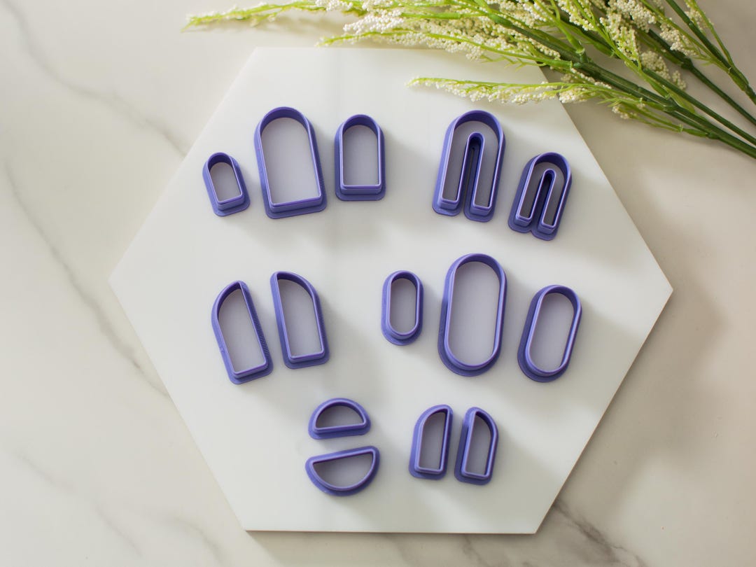 Boho Polymer Clay Cutter Set | Modern Clay Cutter | Trendy Clay Cutter ...