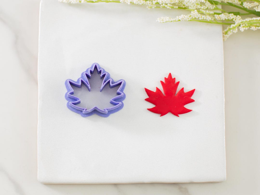 Maple Leaf Polymer Clay Cutter | Multiple Sizes | Fall Clay Cutters ...
