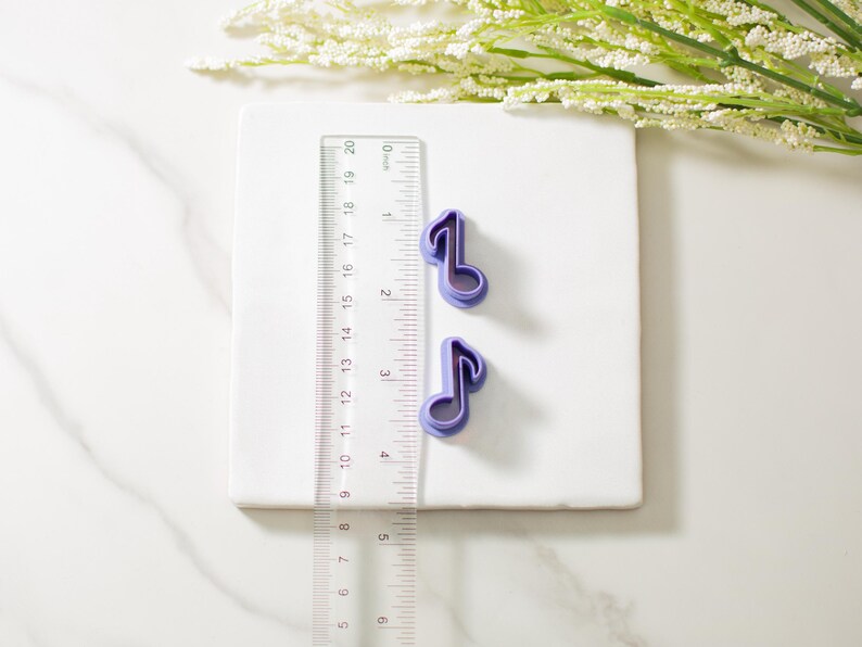 Musical Note Polymer Clay Cutters | Multiple Size Options | Mirrored ...