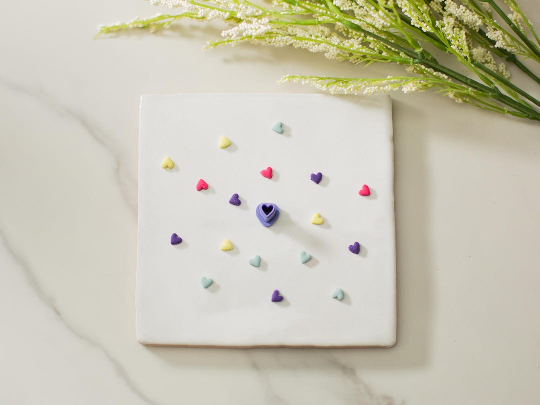 Micro Heart Polymer Clay Cutters | Modern Cutter | Trending Clay Tools ...