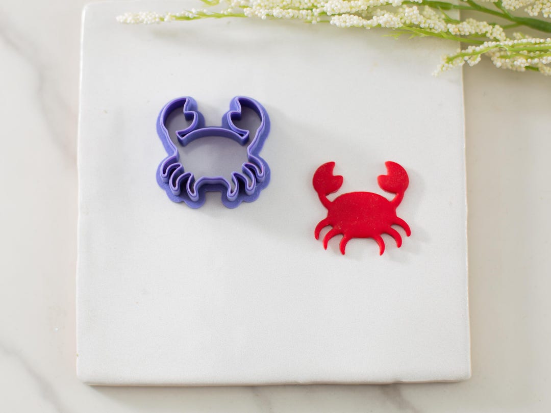 Crab Polymer Clay Cutter | Coastal Polymer Clay Cutter Collection ...
