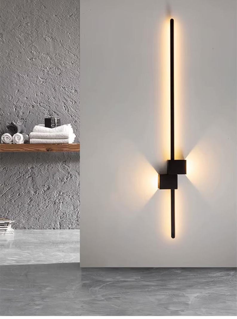 Dimmable Modern Wall Lamp, LED Wall Lights up and Down - Etsy