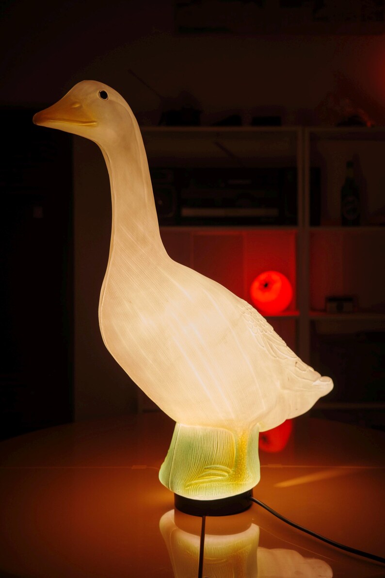 Retro Blow Mold Goose Lamp - Etsy