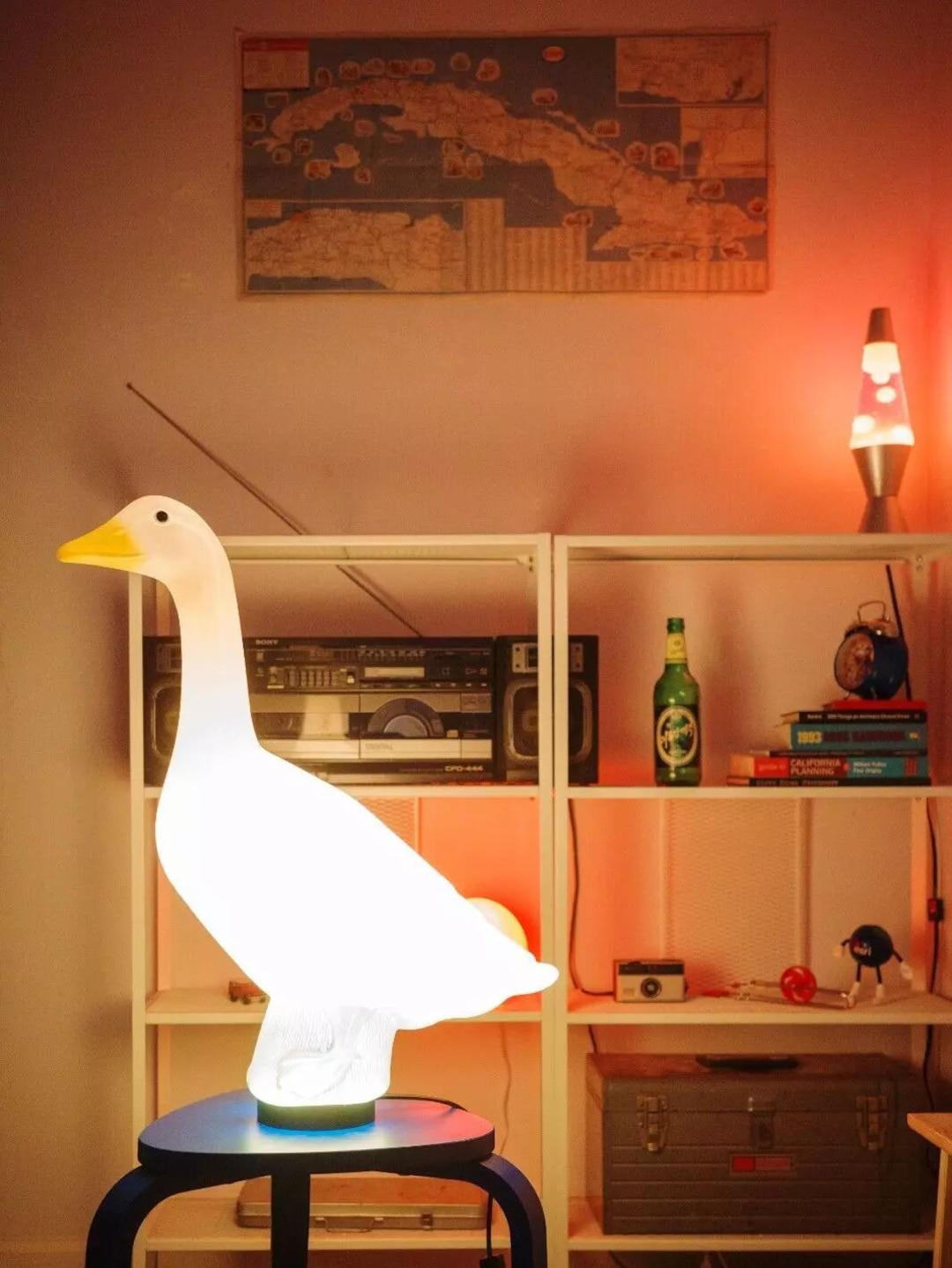 Retro Blow Mold Goose Lamp - Etsy