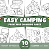 Adventure Coloring Page, Printable Camping Coloring Page - Etsy Canada
