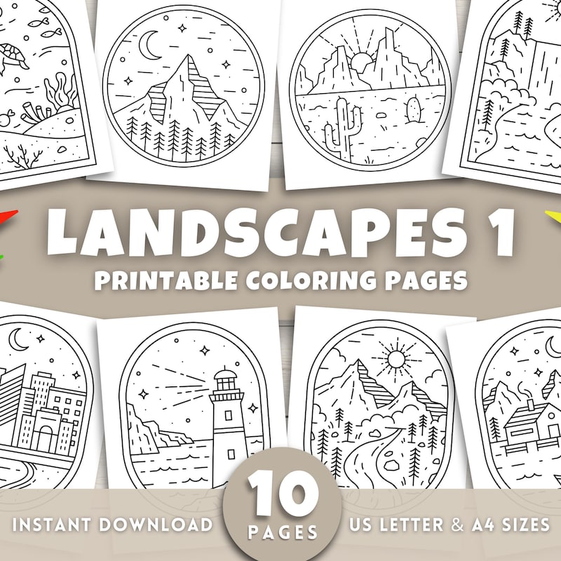 Line Art Coloring - Etsy