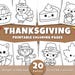 Gobble Til You Wobble Coloring Sheet | Thanksgiving Coloring Sheet ...