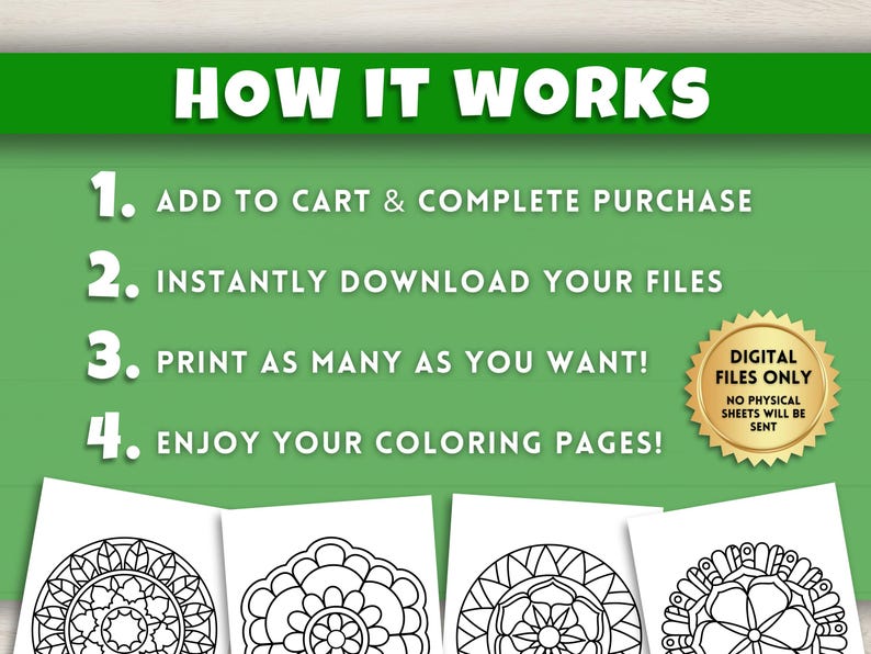 10 Bold and Easy Mandalas Coloring Pages for Adults Kids Toddlers ...