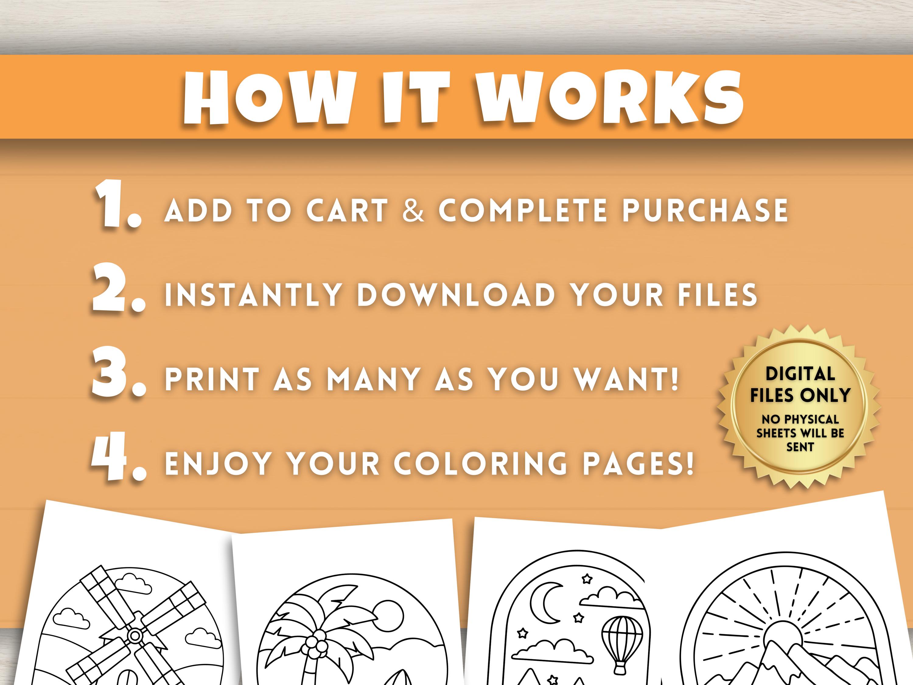 Minimalist Coloring Pages for Adults, Simple Line Art, Boho Coloring ...