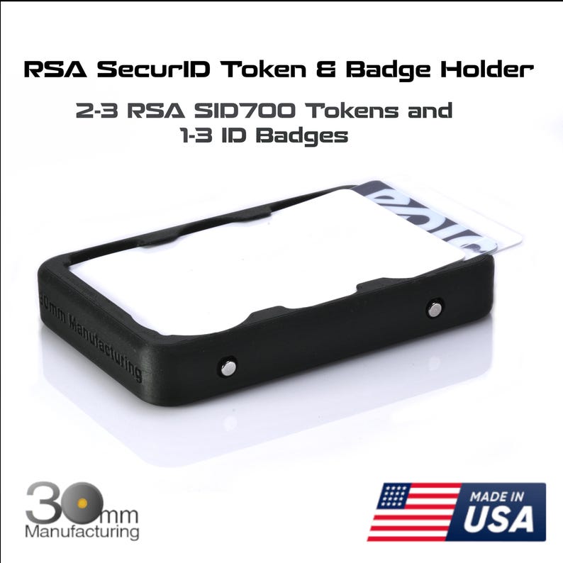 HID/RSA Securid Token & Badge Holder - Etsy