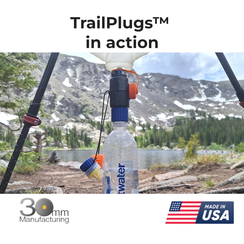 Trailplug™- the Ultralight Watertight Plug for Sawyer Squeeze Water ...
