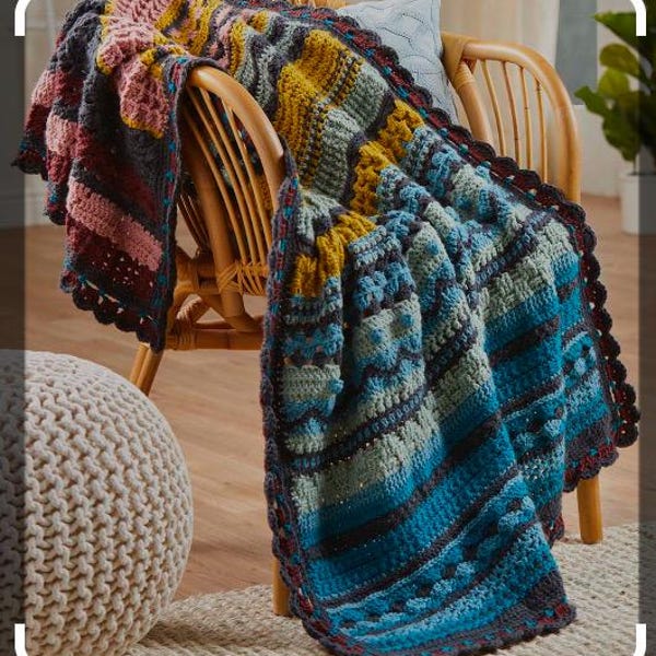 Multi Colored Throw - Etsy