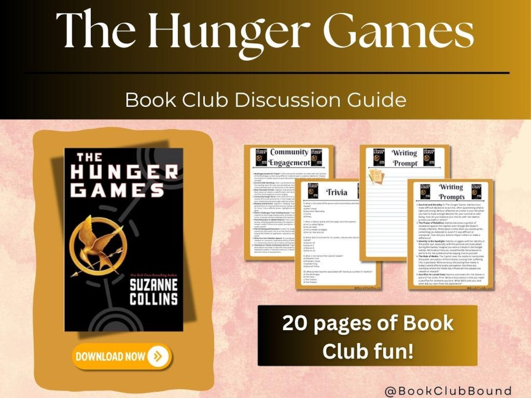The Hunger Games Book Club Guide - Etsy