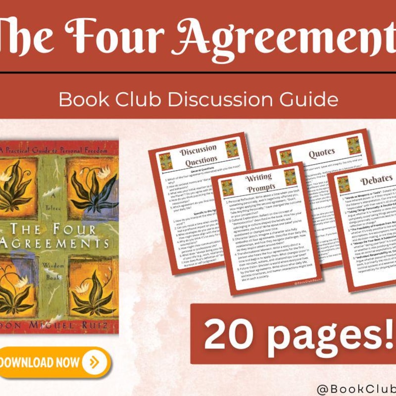 The Four Agreements - Etsy
